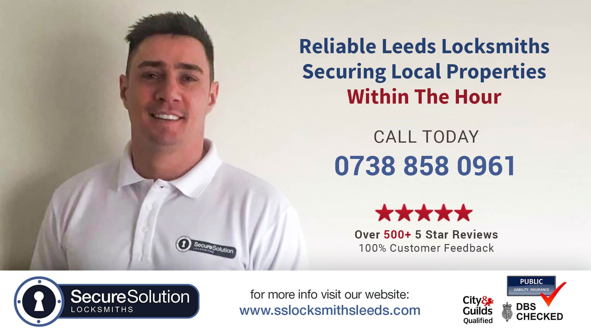Locksmith Leeds | 24/7 Leeds Emergency Locksmiths | Security Experts